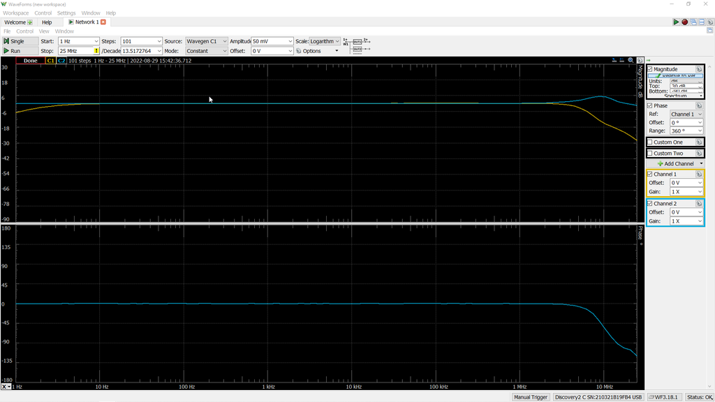 Messung eines DIY-Transformators mithilfe des Analog Discovery 2 ...